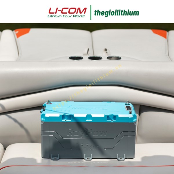Pin lithium cho thuyền, du thuyền, thuyền câu cá của RoyPow 24V 100Ah ...
